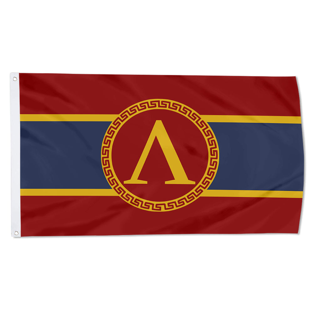 Fyon Ancient Style Polis of Sparta Flag Banner – FyonShop