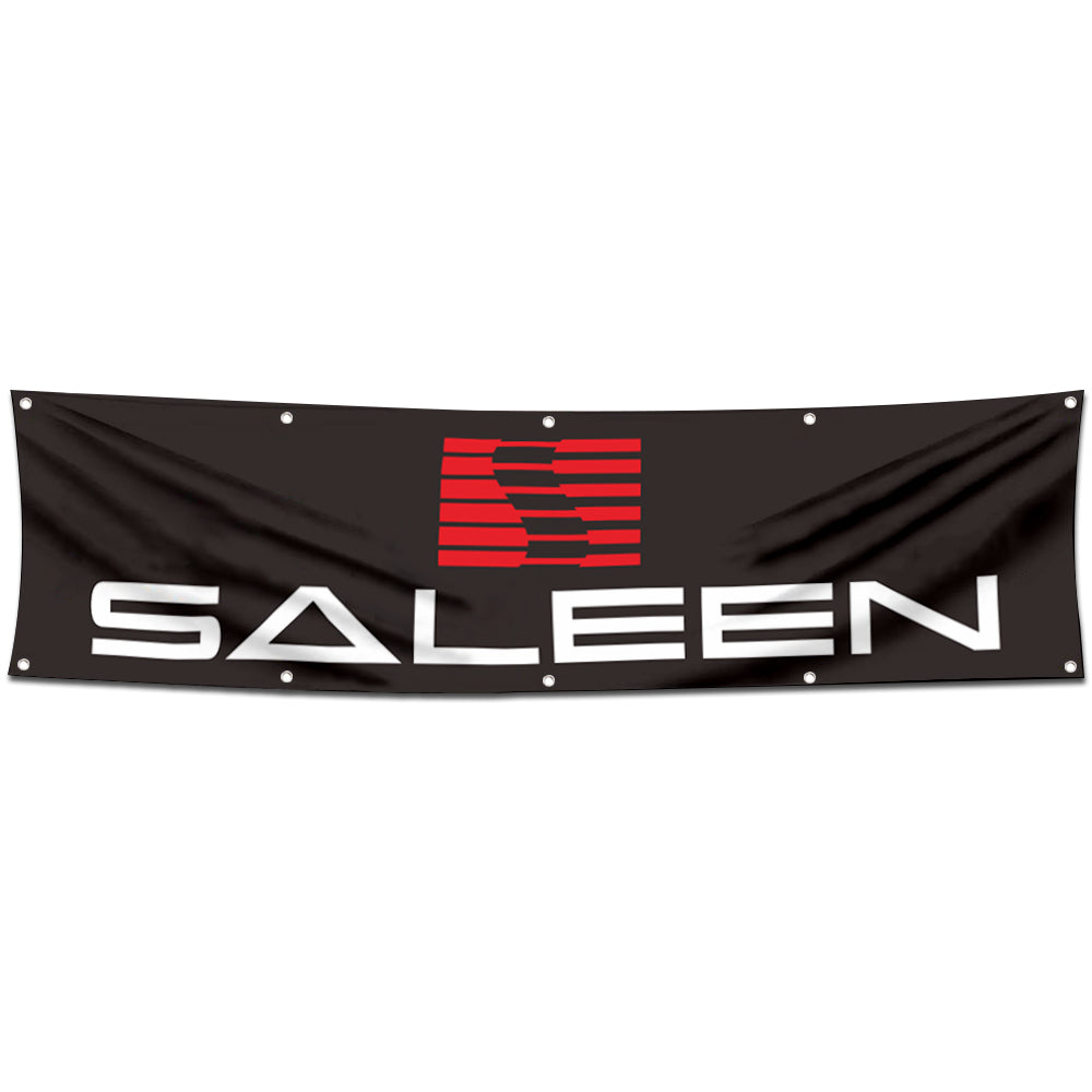 Fyon Car Motor Parts Garage Workshop Decor Banner Works for Saleen Fla ...