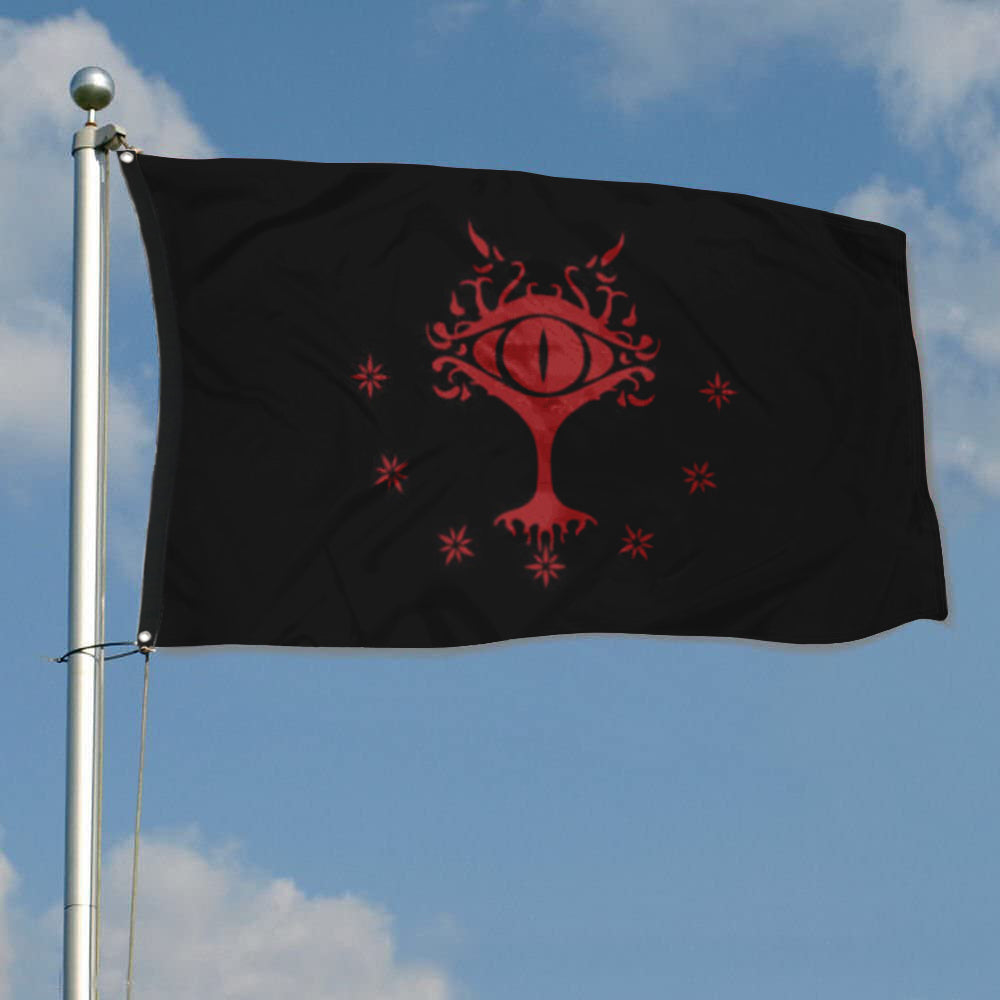 Fyon Eye of Sauron, LOTR Inspired Flag Indoor and outdoor banner – FyonShop