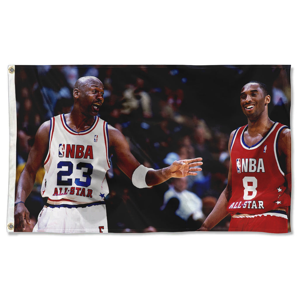Fyon MICHAEL JORDAN KOBE BRYANT Flag all-star Flag Banner – FyonShop