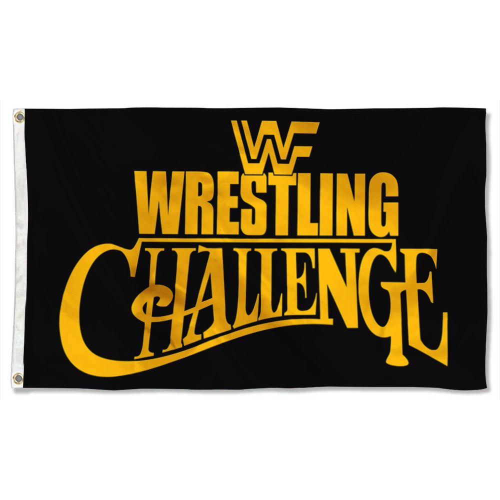 Fyon WWF World Wrestling Challenge WCW WWF WWE Flag Indoor and outdoor ...