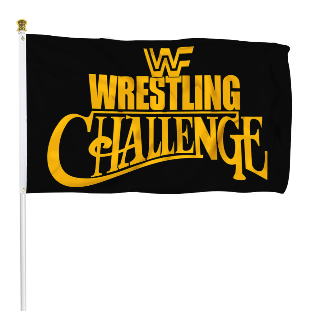 Fyon WWF World Wrestling Challenge WCW WWF WWE Flag Indoor and outdoor ...